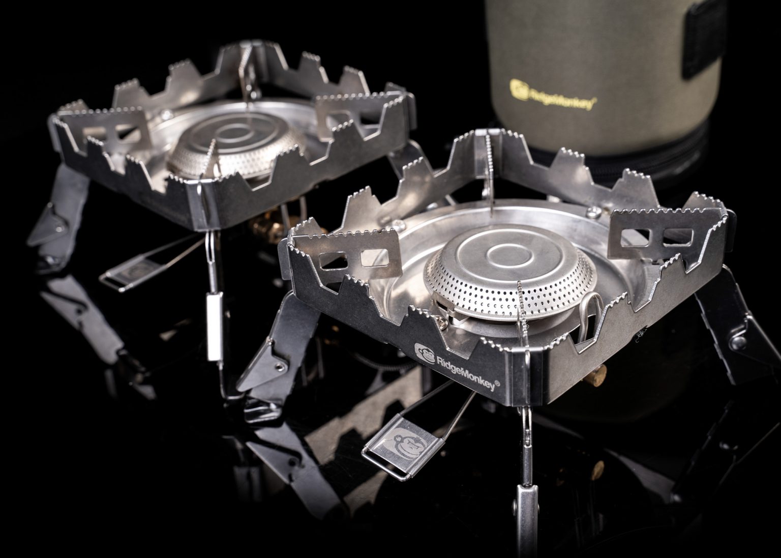 Ridgemonkey Quad Stove Full Kit • NEXT DAY DELIVERY • TT