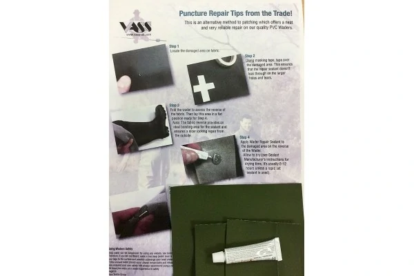 Vass 1-2 Wader Repair Kit • NEXT DAY DELIVERY • TT
