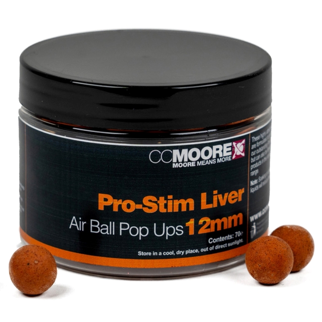 CC Moore Pro-Stim Liver Air Ball Pop Ups 12mm • NEXT DAY DELIVERY • TT