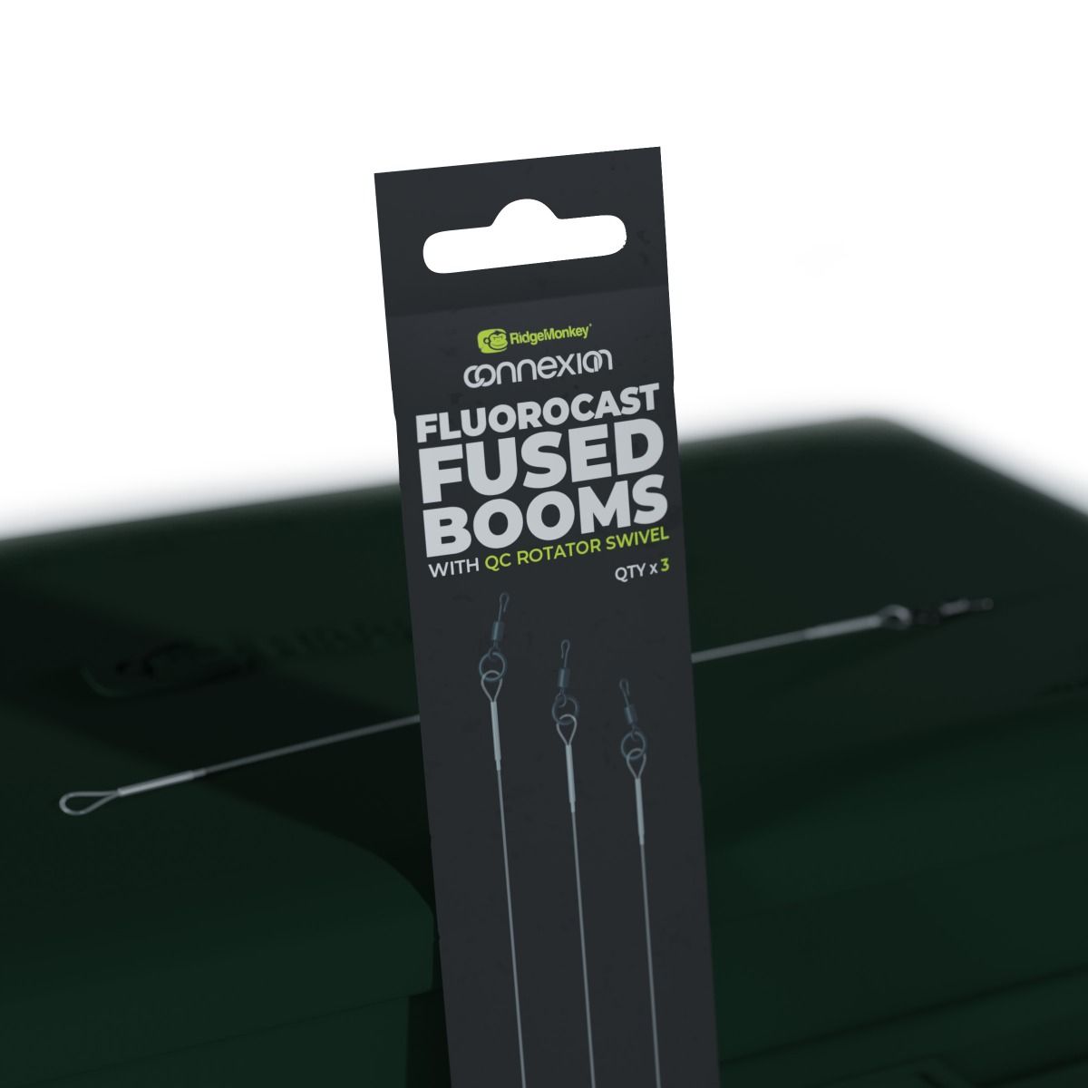 Ridgemonkey FluoroCast Fused Booms With QC Rotator Swivel 7” 18cm ...