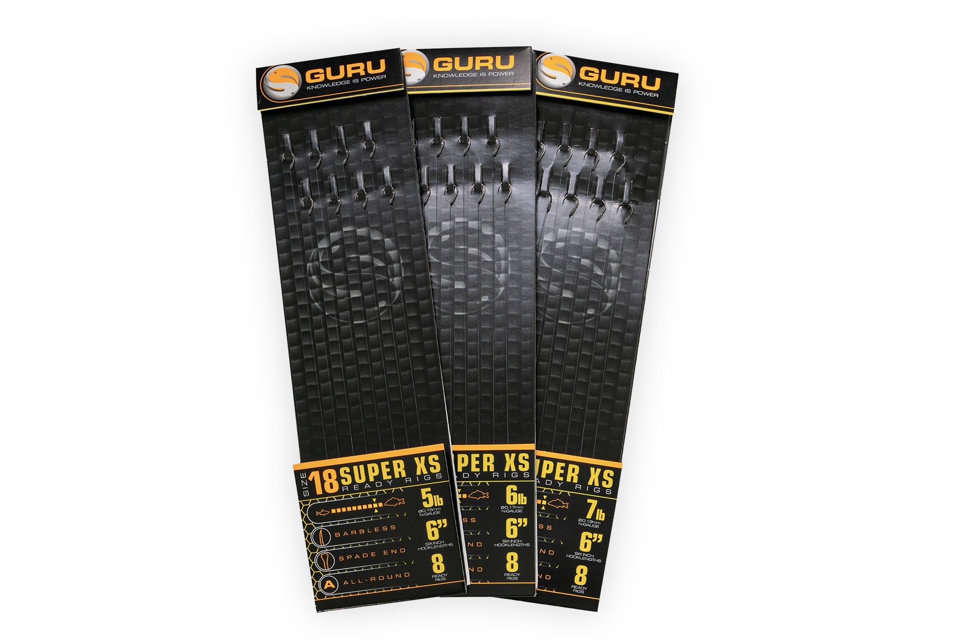 Guru Super XS Spade Pole Rigs 6" Hooks To Nylon • NEXT DAY DELIVERY • TT