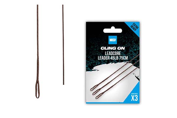 Nash Cling On Leadcore Lead Clip Leader 75cm • NEXT DAY DELIVERY • TT