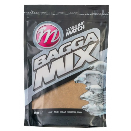 Mainline Match Bagga Mix Groundbait - 1kg • NEXT DAY DELIVERY • TT