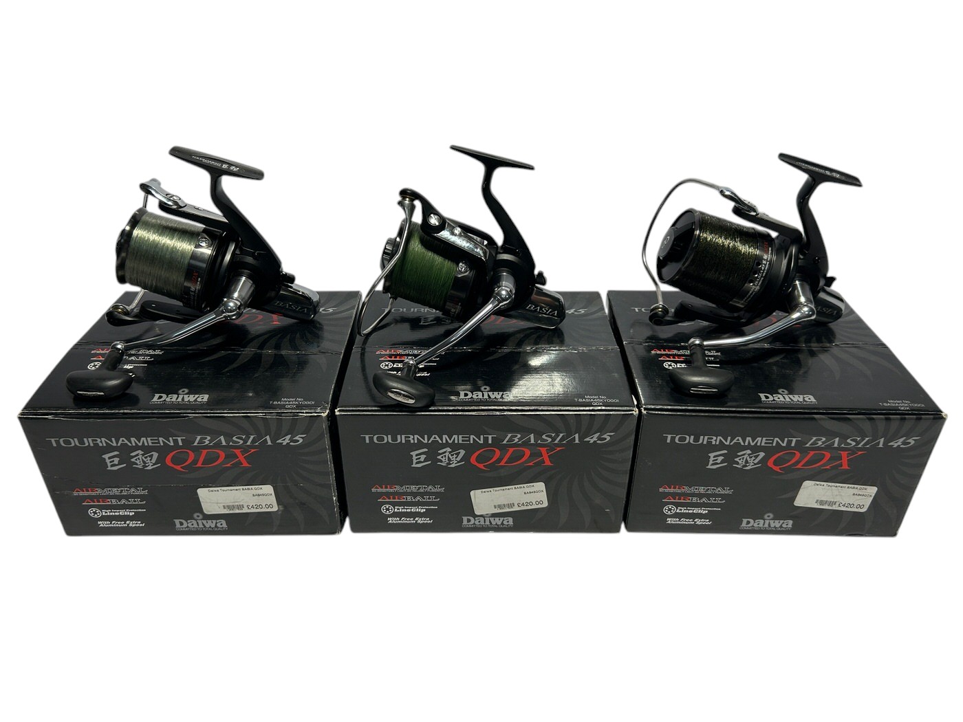 3x Daiwa Basia 45 QDX Reels In Box - PRE LOVED • NEXT DAY DELIVERY • TT