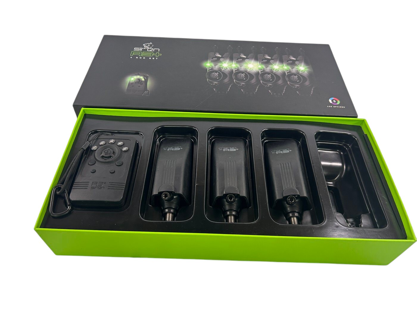 3x Nash R3+ Alarms With Reciever In 4 Rod Box - S115 - PRE LOVED • NEXT ...