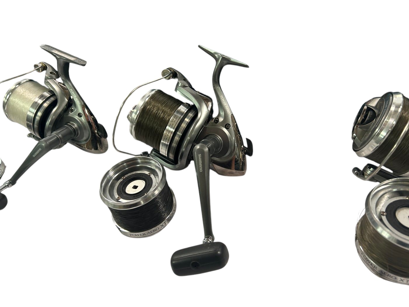 3x Shimano Power Aero XT 10000 With Spare Spools In Boxes - PRE LOVED ...