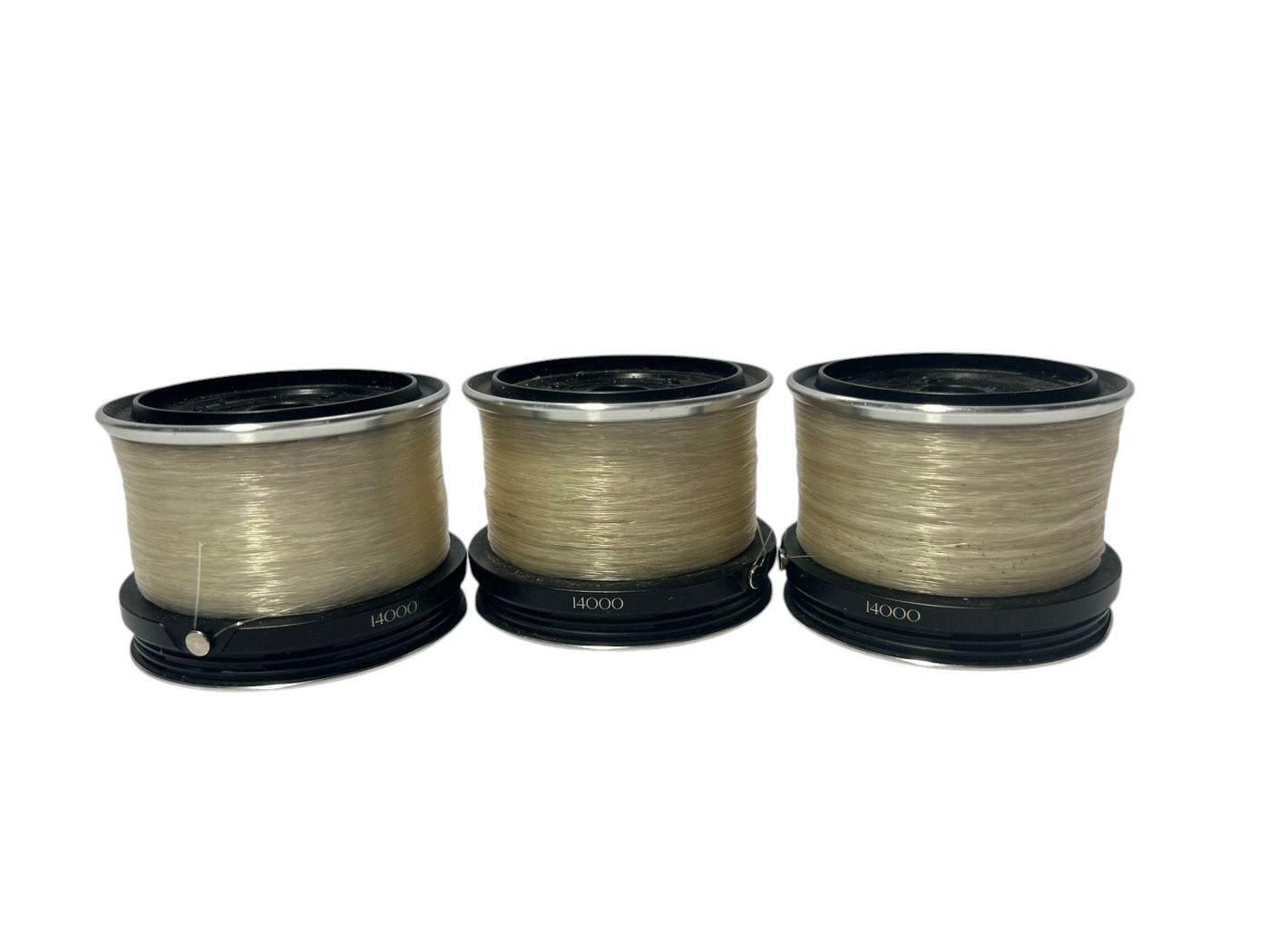 3x Shimano Technium MGS XTC 14000 Spare Spools - Silver Lips - A5 - PRE ...